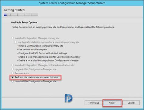 How To Perform SCCM Site Reset ConfigMgr Site Reset