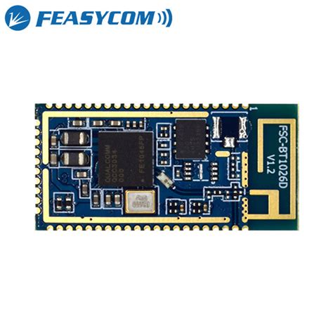 feasycom oem qcc3034 aptx sbc and aac tws le audio bluetooth speaker module with uart i2c spi