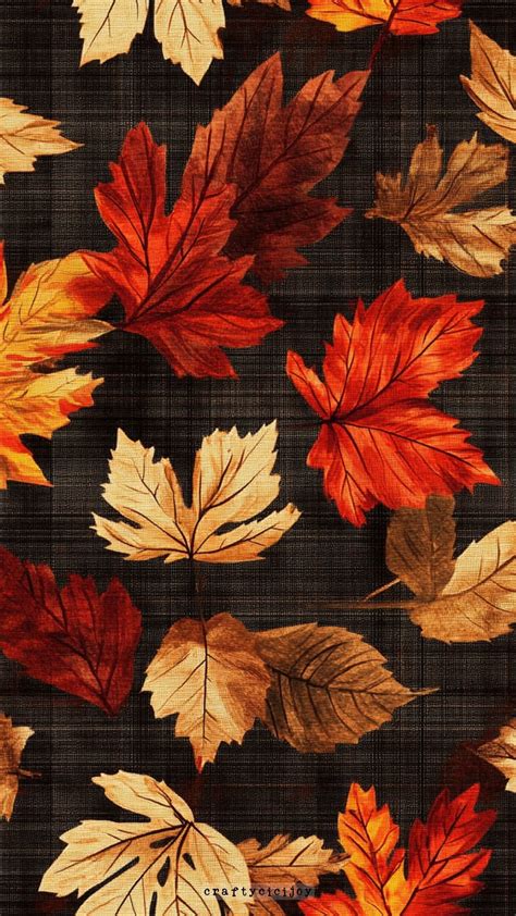 Preppy Fall Wallpapers Chic Autumn Phone Backgrounds Crafty Cici Joy