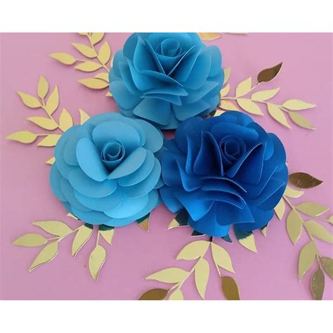 Arquivo De Corte Molde Para Rosas De Papel