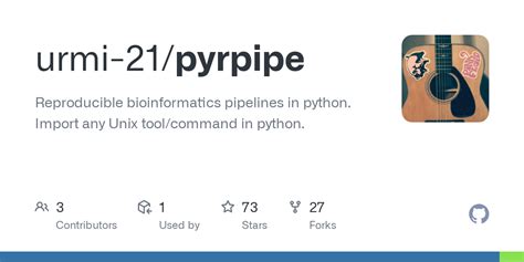 GitHub Urmi Pyrpipe Reproducible Bioinformatics Pipelines In Python Import Any Unix Tool