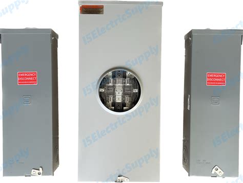 400 320 Amp Meter Base Socket Bundled W 2 200a Main Breakers
