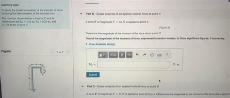 Solved Learning Goal To Apply The Scalar Formulation Of The Chegg Com