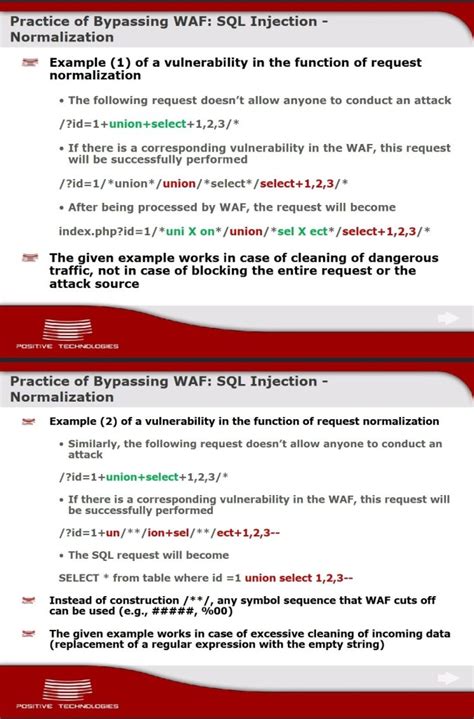 Methods To Bypass A Web Application Firewall RU Positive Technologies The Cyber Shafarat