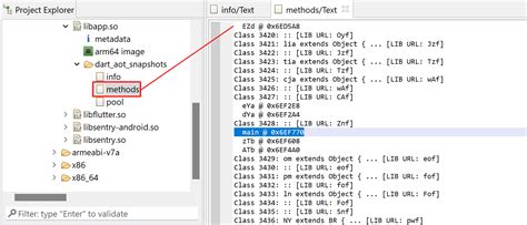 dart aot snapshot helper plugin to better analyze flutter based apps