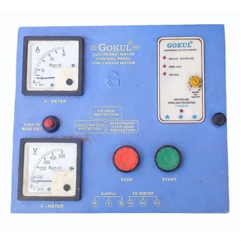 Gokul Single Phase Submersible Pump Control Panel Mallikarjun Technologies At ₹ 858piece