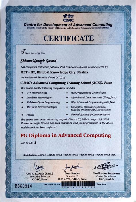 Achievementunlocked Pgdac Cdac Softwaredeveloper Techjourney Fullstackdevelopment