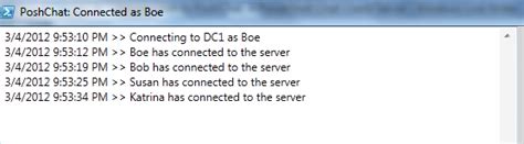 Introduction To Poshchat A Powershell Chat Clientserver Learn