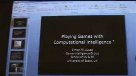 Playing Games With Computational Intelligence Ieee Resource Center
