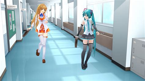 Dl Mmd School Hallway Stage By Maddoktor2 On Deviantart