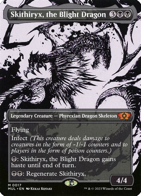 Skithiryx The Blight Dragon Multiverse Legends Mtg Print