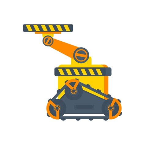 Premium Vector Automated Robotic Arm