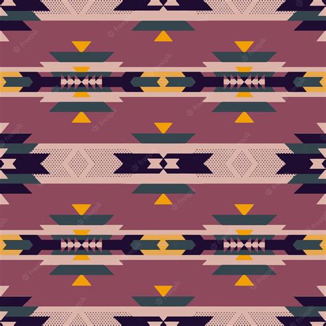 Premium Vector Abstract Geometric Seamless Vector Pattern Background