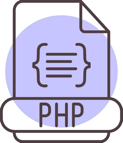 Php Line Shape Colors Icon Vector Art At Vecteezy