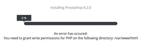 Write Permissions For Php Installation Error Installing Prestashop For The First Time