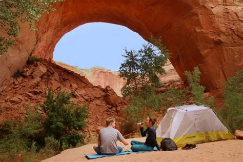 Jacob Hamblin Arch Utah National Parks Backpacking Tent Small