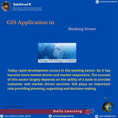 Sakthivel R On Linkedin Gis Solutions In Banking Sector Today Rapid