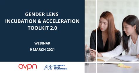 Gender Lens Incubation And Acceleration Toolkit 2 0 Launch Avpn