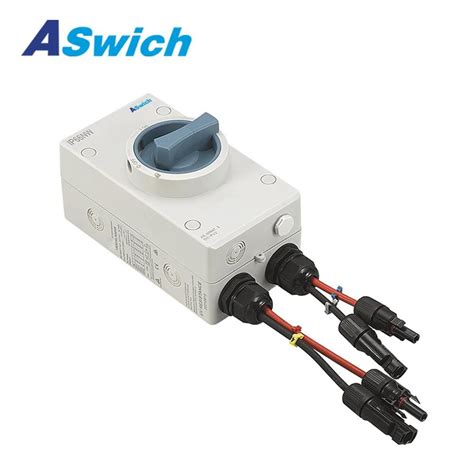Solar Pv Waterproof 1000v 2p 40a Dc Isolator Switch Manual Transfer