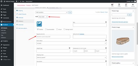 Add Attributes And Variations In Woocommerce Wbcom Designs