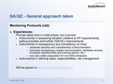 National System And QA QC The Netherlands Ppt Download