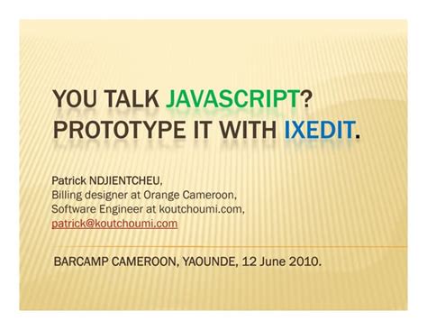 Prototyping User Interactions In Web Apps Ppt