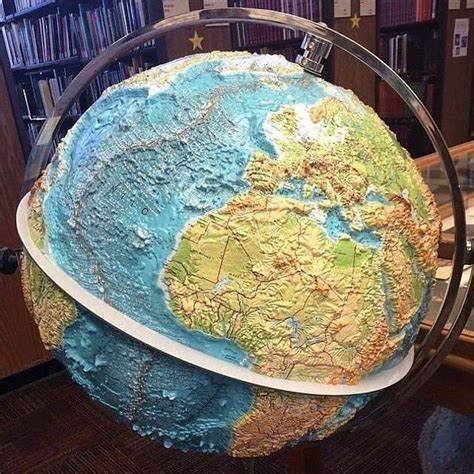 3d Exaggerated Topographic Globe Rmapporn