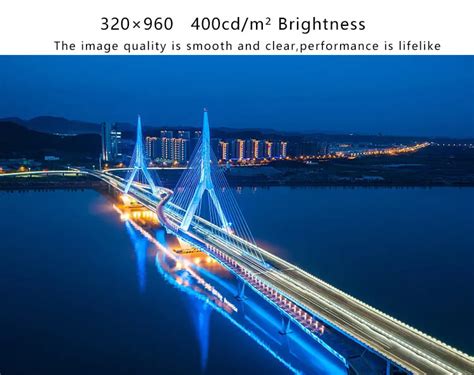 4 6 Inch 320x960 Bar Display RGB BIT Interface LCD Screen For Home Appliance YOURITECH