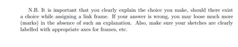 A Show The Attachment Of Link Frames On The Leg B Chegg Com