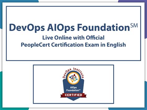 devops aiops foundation℠ live online with official peoplecert