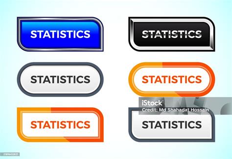 다양한 모양과 색상의 통계 버튼 세트입니다 모바일 앱 및 웹사이트 Ui 디자인에 적합합니다 0명에 대한 스톡 벡터 아트 및 기타 이미지 Istock