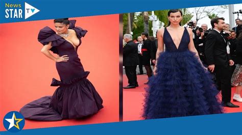 Salma Hayek And Irina Shayk Turn Heads In Daringly Low Cut Gowns At Cannes 2023 Youtube