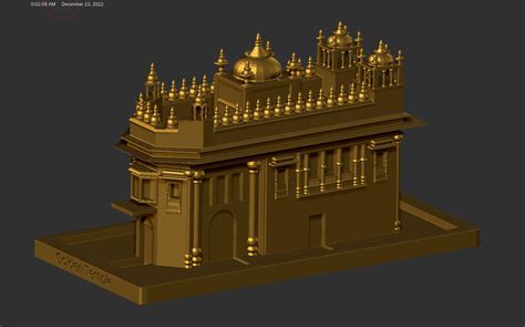 🕍 Golden Temple・ Stl File For ・cults