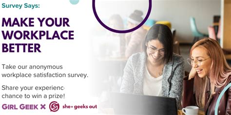 Take Our Girl Geek X She Geeks Out Survey — And Help Us Make The