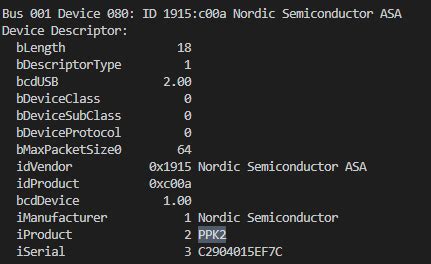 Ppk Unknown Device Nordic Q A Nordic Devzone Nordic Devzone