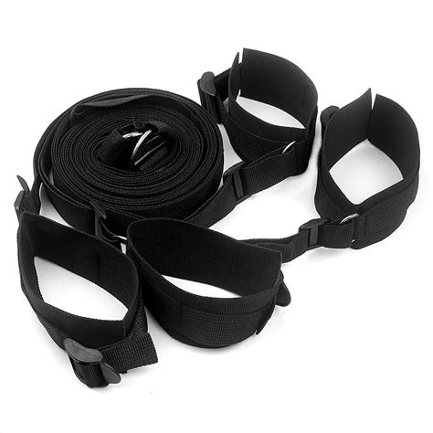 Sex Sm Product Bed Jam Straps Handcuffs Binding Restraint Kit