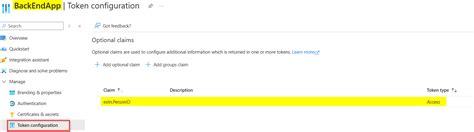 Azure Entra External Id Custom Claim In Client Id Token Not In Aspnet Core Web Api Users
