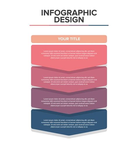 Инфографический дизайн для шаблона презентации Powerpoint Премиум векторы