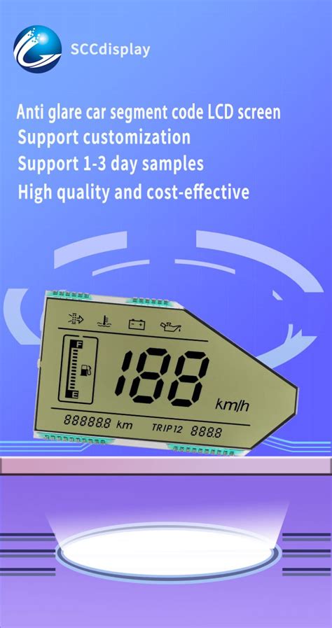 Seven Segment Lcd Display Circuit Instrument Display Screen