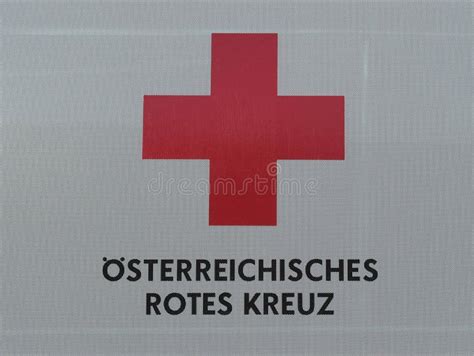 Red Cross Logo Or Symbol Editorial Photography Image Of Human 288109437