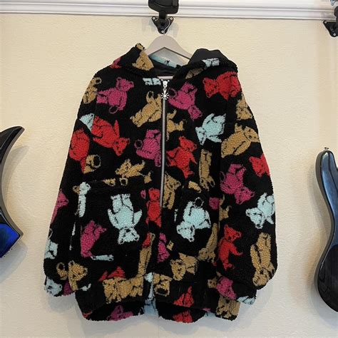 Fluffy Teddy Jacket Dollskill Delias Oversized Depop