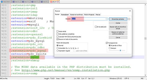 Habilitando Las Extensiones De Pgsql Desde Php Ini
