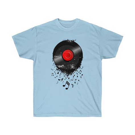 Vinyl Record T Shirt Record Player Enthusiast Tee Oldies Music 70s