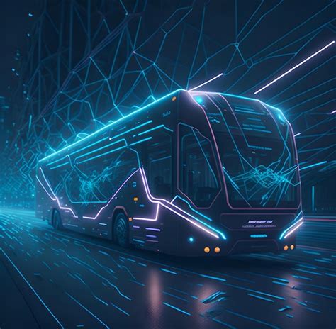 premium ai image cyber bus gateway to the digital world generative ai