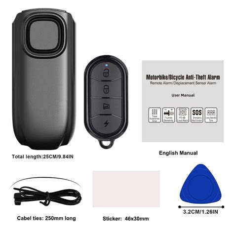 113db Wireless Remote Vibration Sensor Alarm Anti Theft