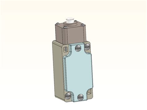 Limit Switch D CAD Model Library GrabCAD