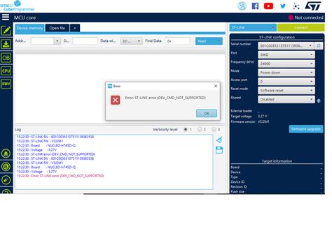 Solved No Stm32 Target Found Error After Configuring The