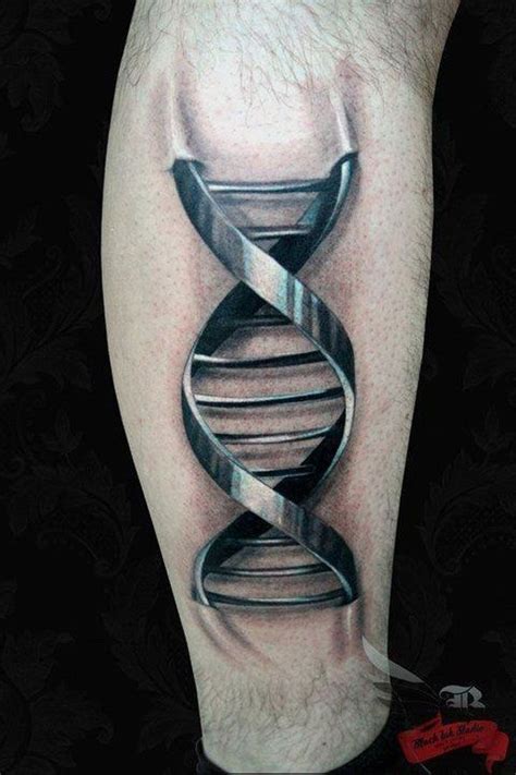 20 Incredible 3d Tattoos Dna Tattoo Geek Tattoo Tattoos For Guys