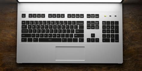 Premium Photo Laptop Keyboard Top View Wooden Background 3d Illustration