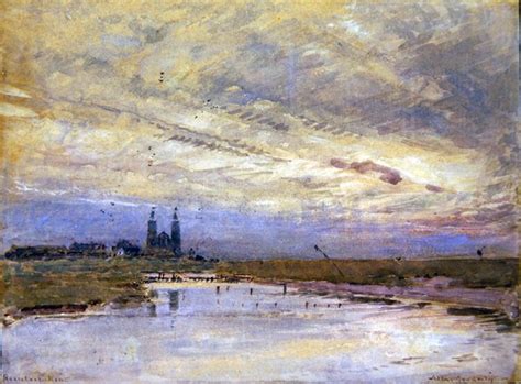 Reculver Kent By Albert Goodwin Buy Fine Art Print